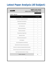 ALLEN STAR Mock Test Papers With Solutions | Target NEET-UG 2026 ...