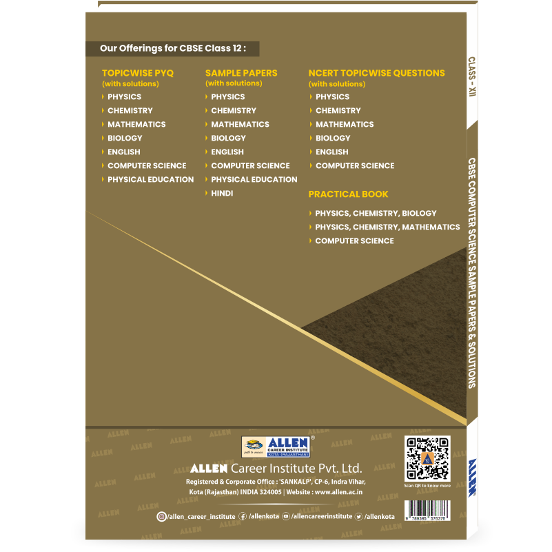 CBSE Class 12 Study Material – Allen E-Store