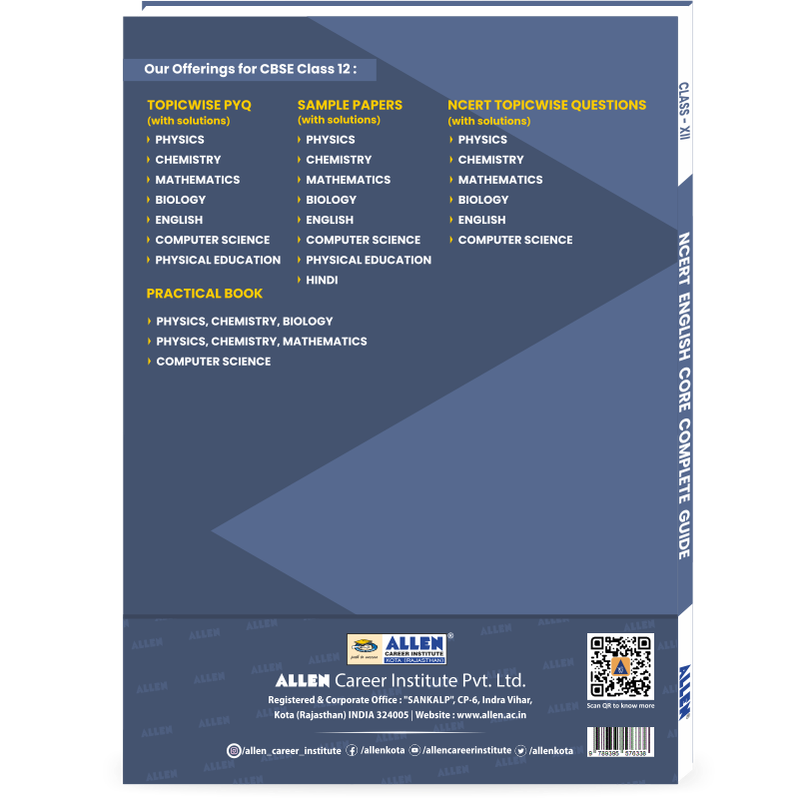 English Core NCERT Complete Guide for Class 12 - ALLEN E-Store – Allen ...