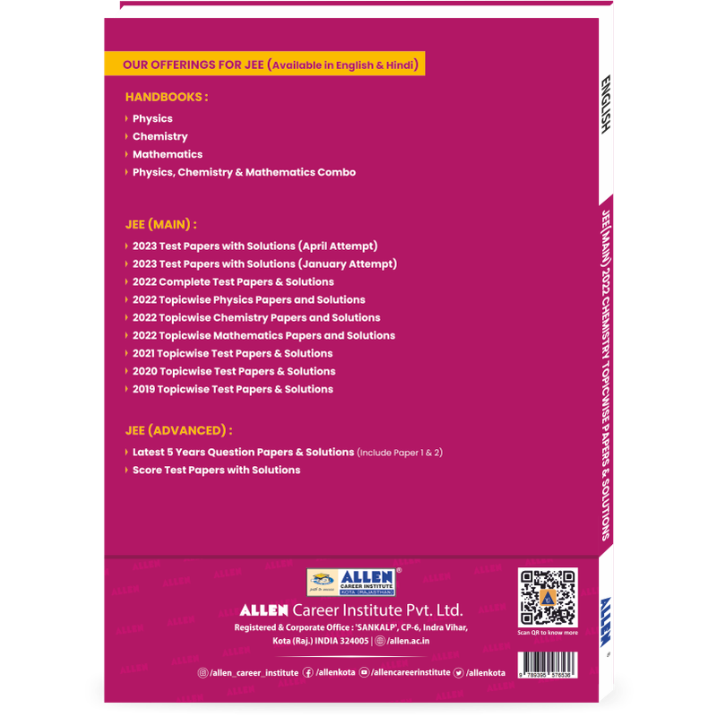 Best JEE Main Study Material | Handbooks, PYQ with Solutions – Allen E ...