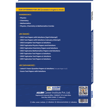 Best JEE Main Study Material | Handbooks, PYQ with Solutions – Allen E ...