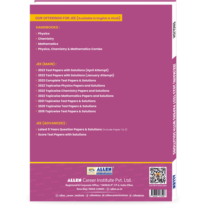 Best JEE Main Study Material | Handbooks, PYQ with Solutions – Allen E ...