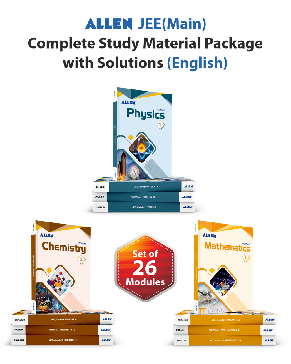 JEE Main Study Material with Solution Complete Package - Set of 26 Modules – ALLEN E-Store