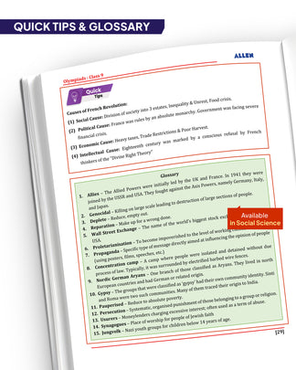 ALLEN Multicolor Modules for Class 9 Olympiad All-in-One Study Material ...