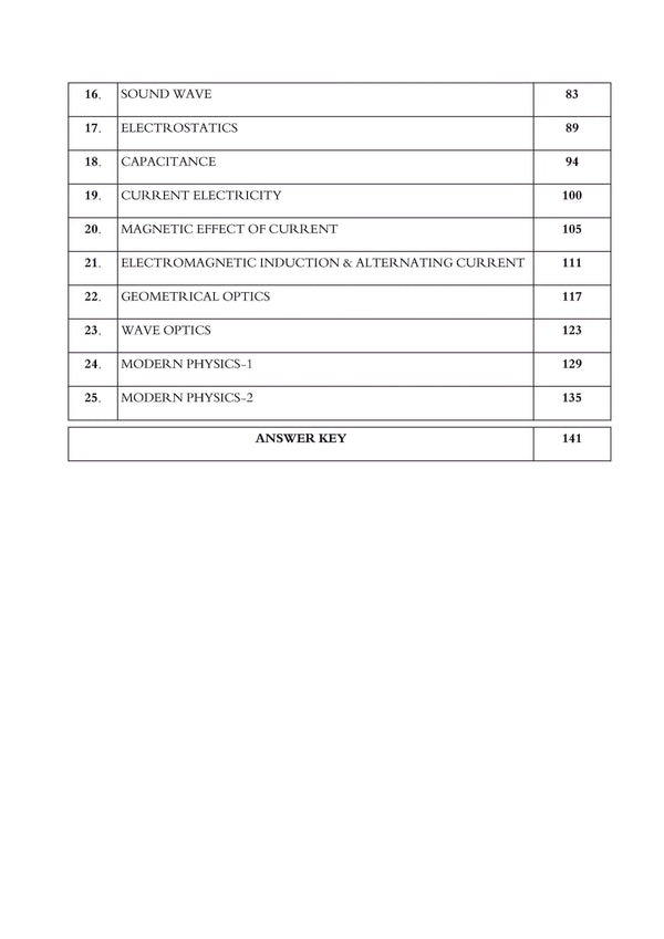 JEE Advanced Problems in Physics with Answer Key – ALLEN E-Store