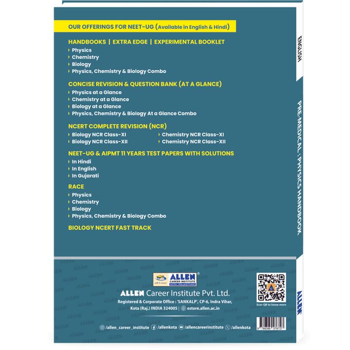 Best Books for NEET-UG Preparation – ALLEN E-Store