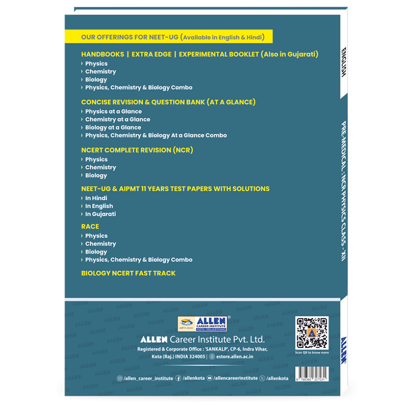 Best Books for NEET UG Preparation – Allen E-Store