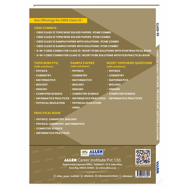 CBSE Class 12 Study Material – tagged "Practicals" – Allen E-Store