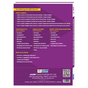 CBSE Class 12 Study Material – tagged "Practicals" – Allen E-Store