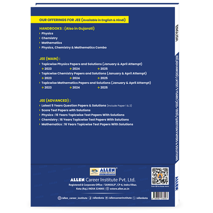 Best Books For JEE Advanced Preparation – ALLEN E-Store