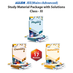 ALLEN 11th JEE MAIN+ADVANCED Study Material Package (Set of 17 Modules ...