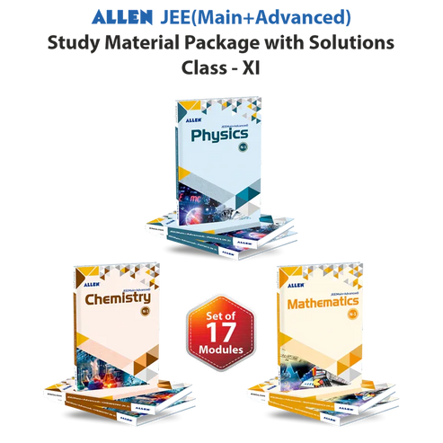 ALLEN 11th JEE MAIN+ADVANCED Study Material Package (Set of 17 Modules ...