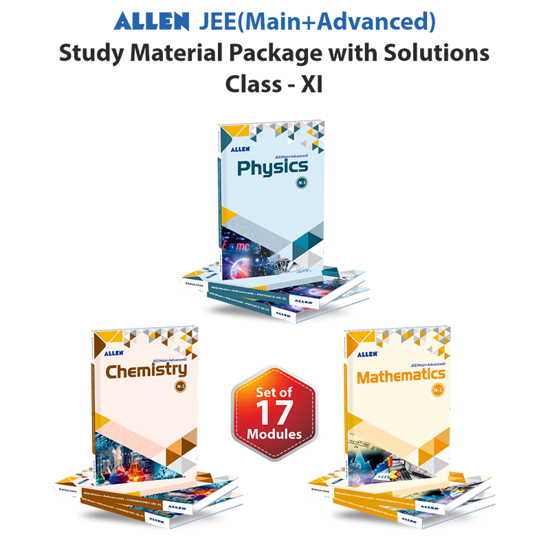 ALLEN 11th JEE MAIN+ADVANCED Study Material Package (Set of 17 Modules ...