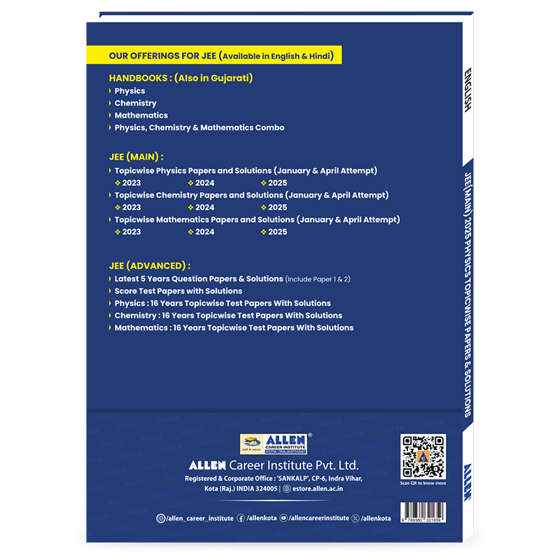 Best Books For JEE Main Preparation – Allen E-Store