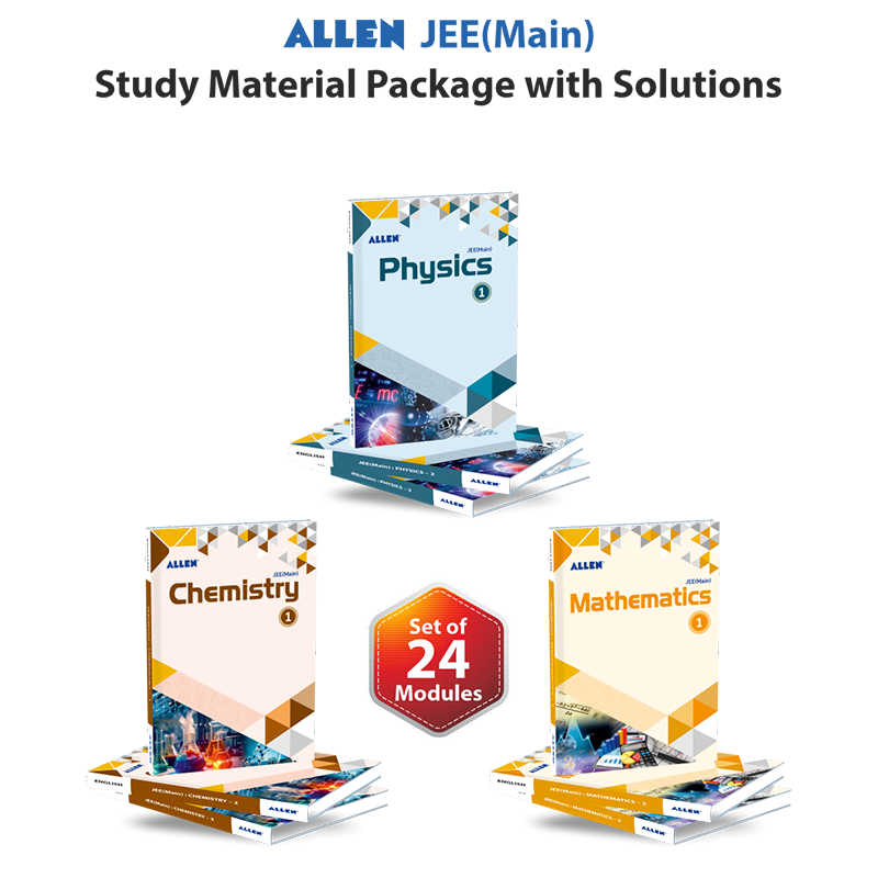 ALLEN JEE MAIN Complete Study Material Package with Solutions (Set of ...