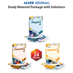 ALLEN JEE MAIN Complete Study Material Package with Solutions (Set of ...