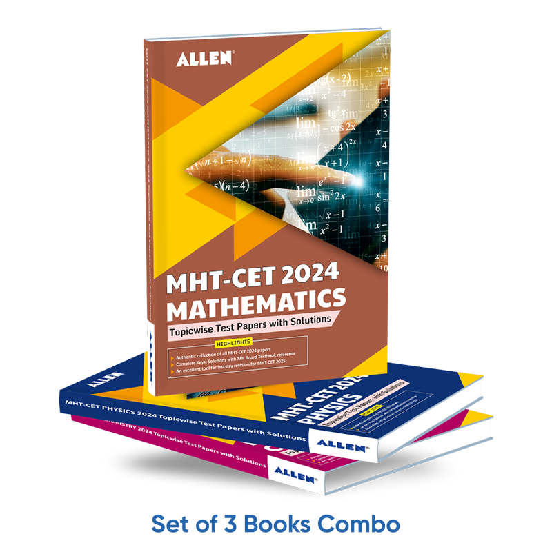 MHT CET Test Papers with Solutions – 3 Book Set Combo Topicwise – ALLEN ...